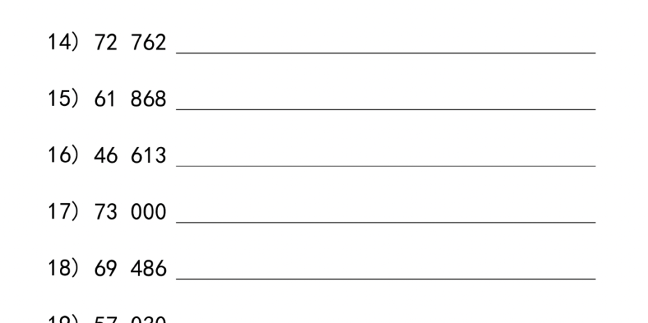 【500题数学基础练习】四年级【500 Maths Questions】 Standard 4 - Zekolah.com