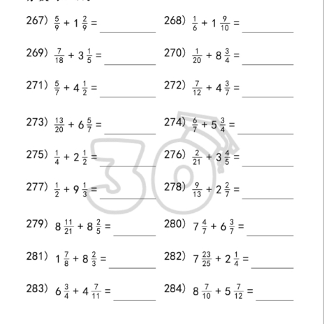 【500题数学基础练习】五年级 (免费)【FREE 500 Maths Questions】 Standard 5 - Zekolah.com