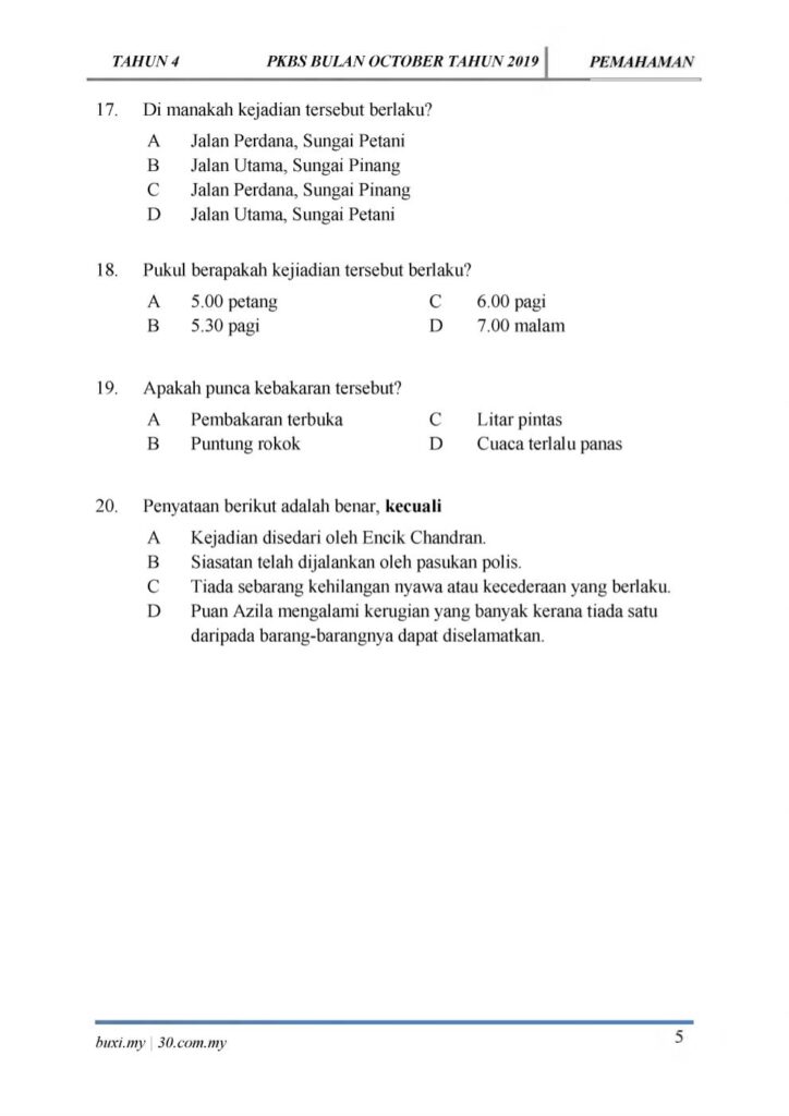 【精装考卷】四年级【SJK(C) Past Year Papers】 Standard 4 - Zekolah.com